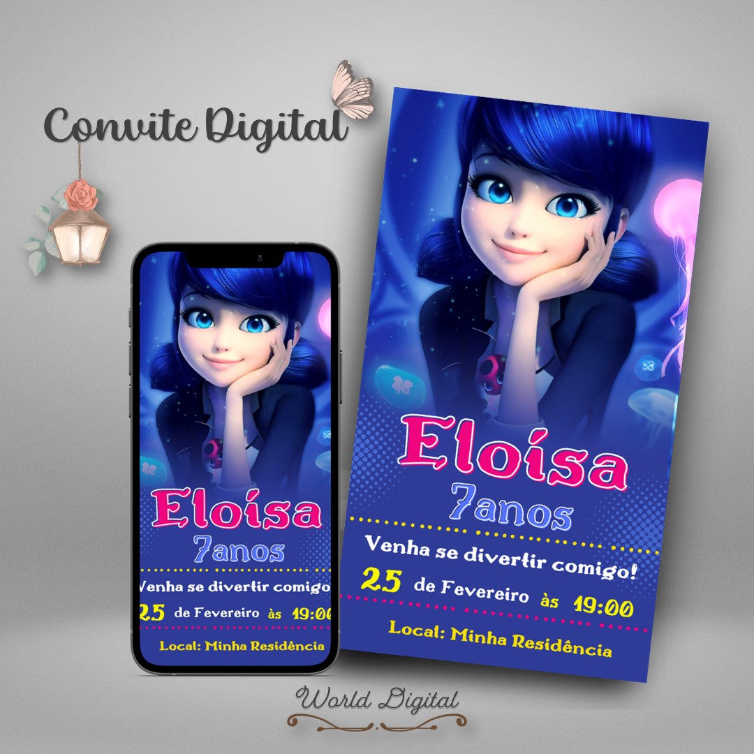 Convite Lady Bug – Conviteria Premium