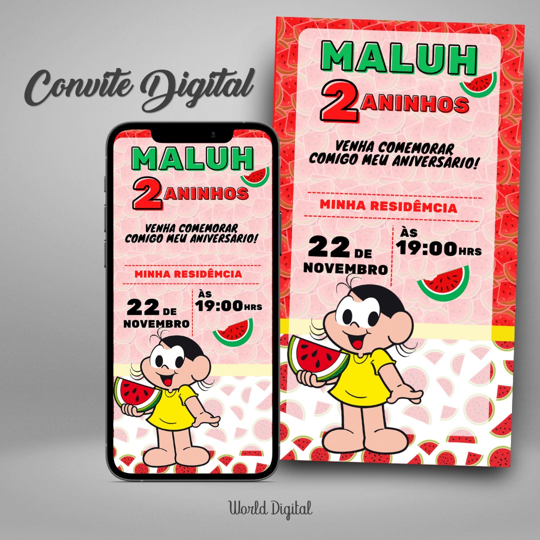 Convite Digital Magali 01 – Conviteria Premium